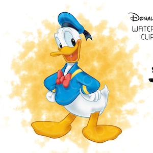 Donald Duck, PNG and Outline, Mickey Mouse Friend, Cute Donald Duck ...
