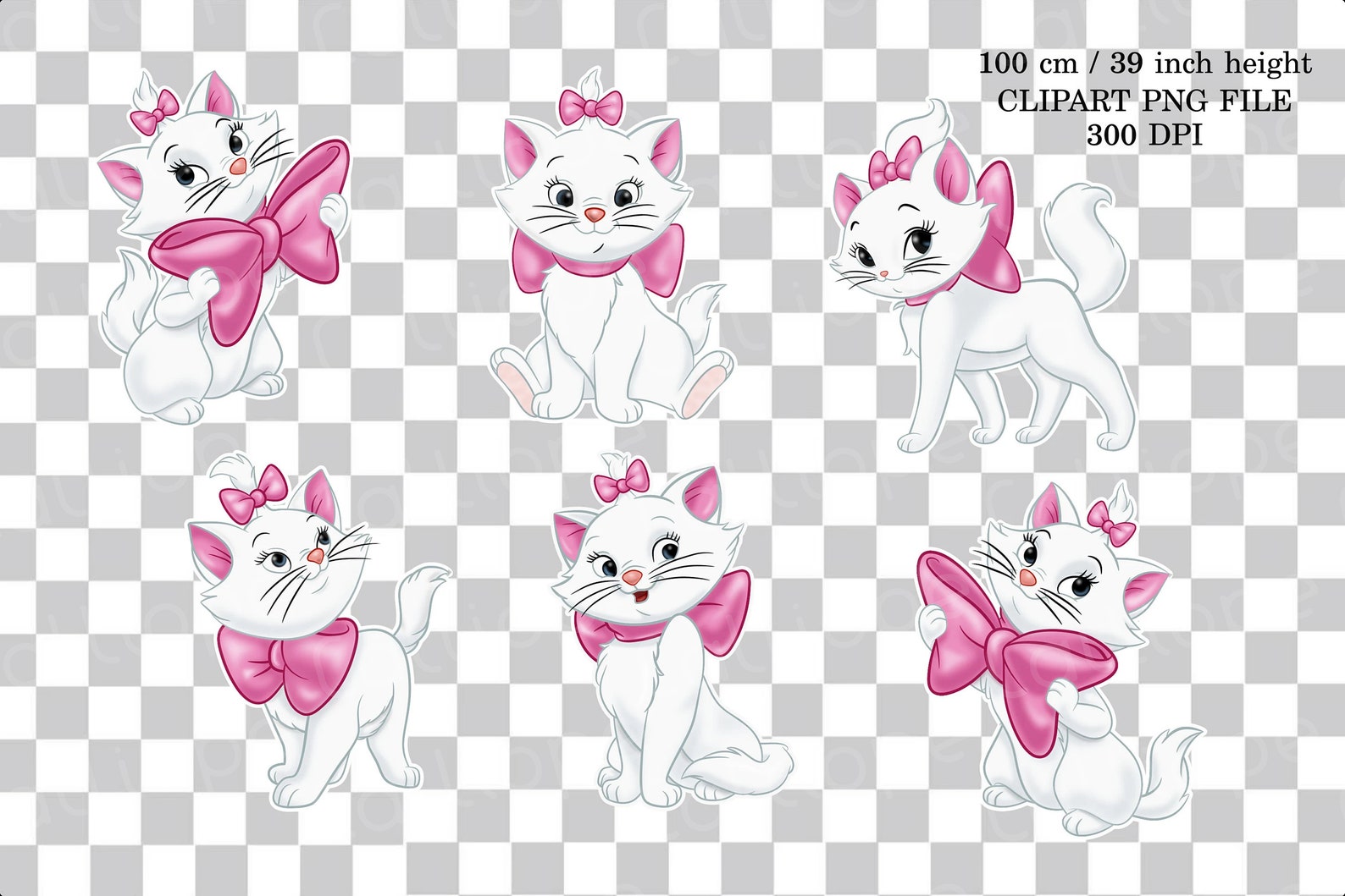 Aristocats, Marie PNG, Instant Download, Clip Art - Etsy