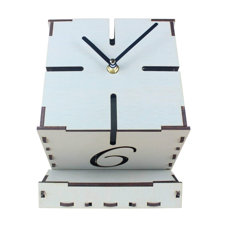 Cube Table Clock, 3mm and 4mm, Digital File, Dxf, Svg - Etsy