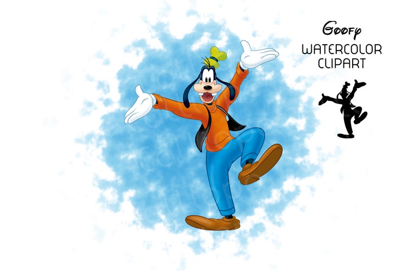 Goofy, PNG and Outline, Mickey Mouse Friend, Cute Goofy, Mickey Mouse ...
