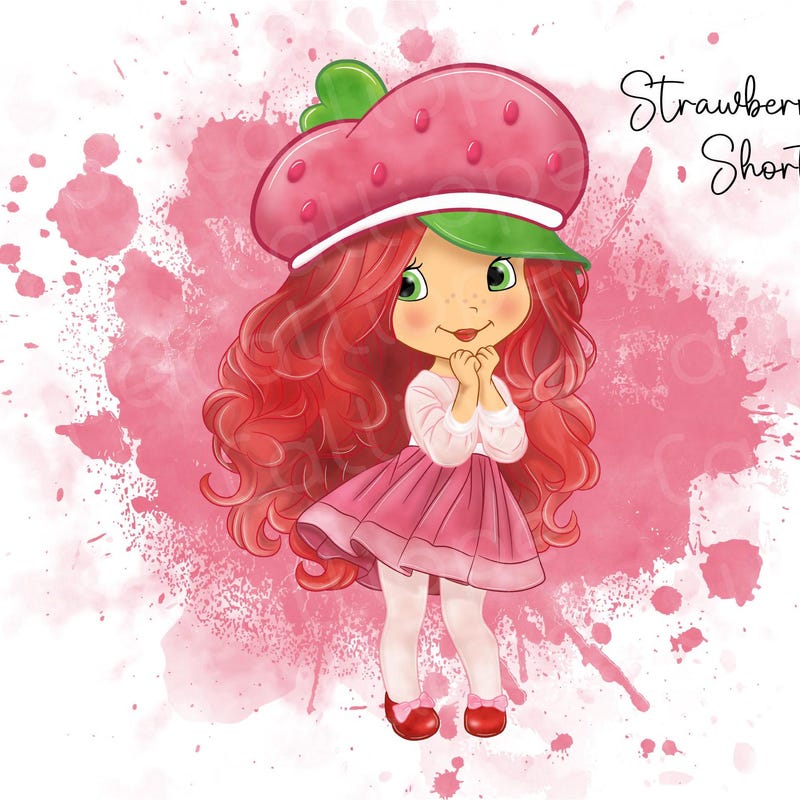 Strawberry Shortcake Svg - Etsy