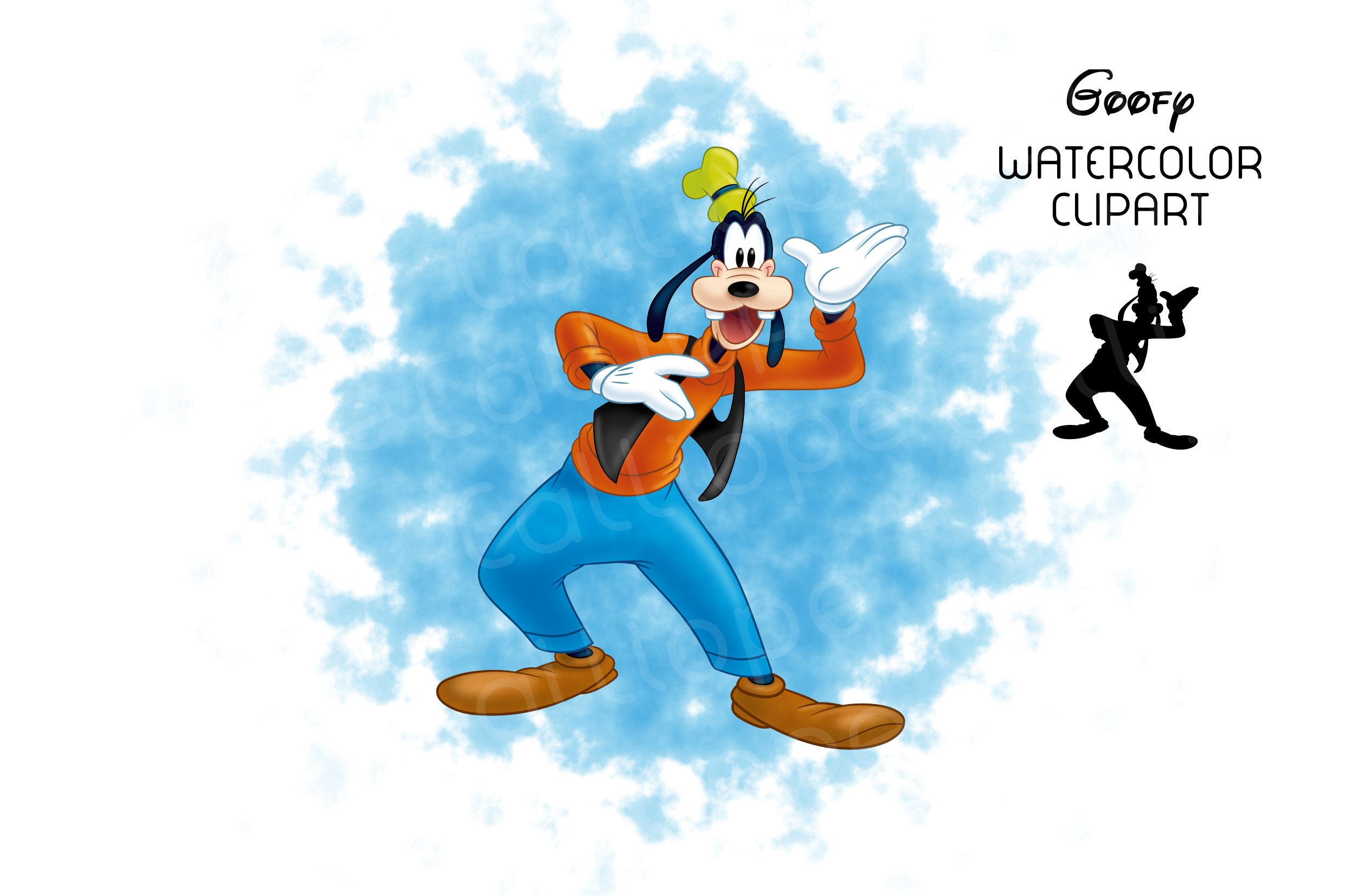 Goofy, PNG and Outline, Mickey Mouse Friend, Cute Goofy, Mickey Mouse ...