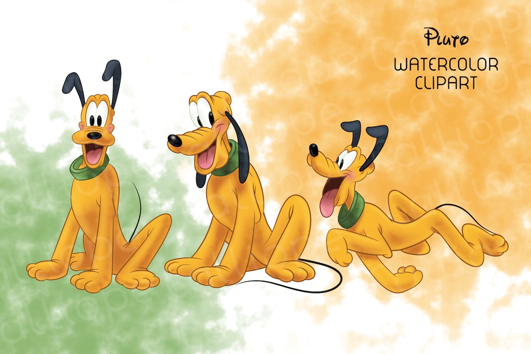 Pluto, PNG and Outline, Mickey Mouse Friend, Cute Pluto, Mickey Mouse ...