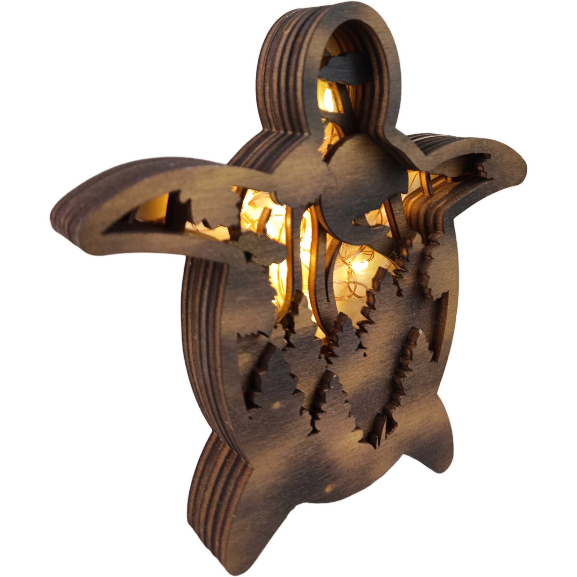 3D Turtle, 6 Layer Plywood, SVG/ DXF File, Turtle Cut File, Digital ...