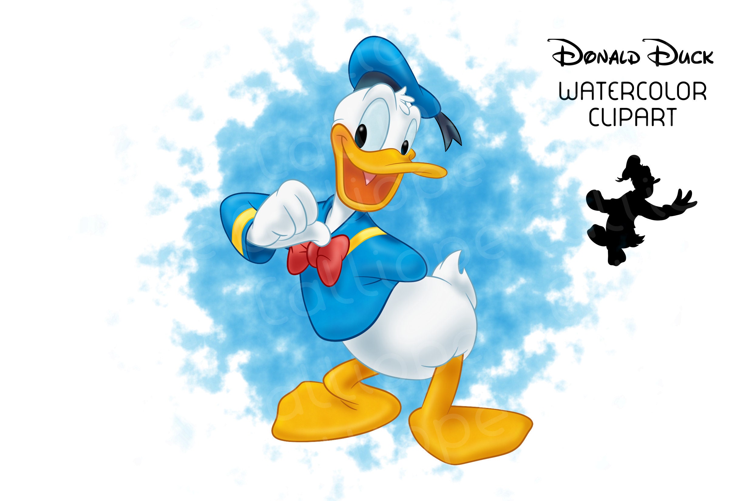 Donald Duck, PNG and Outline, Mickey Mouse Friend, Cute Donald Duck ...