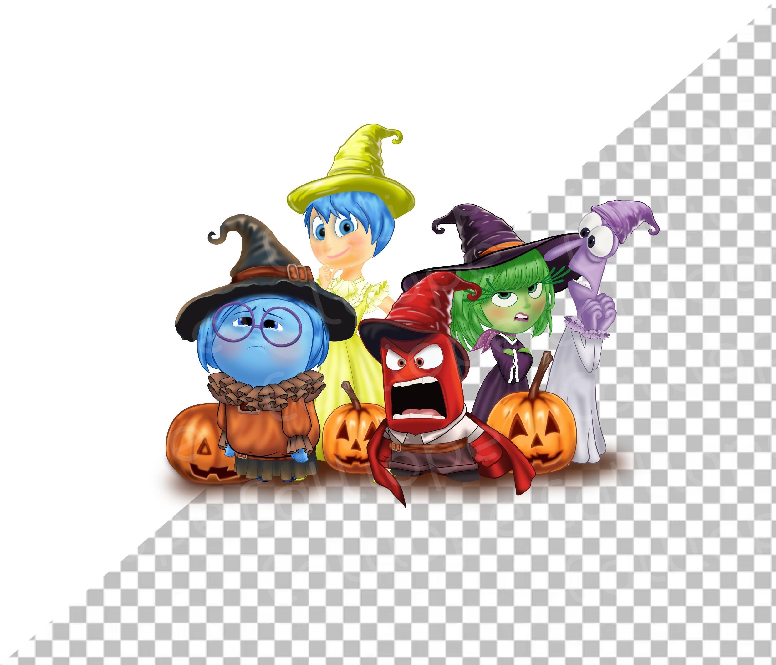 Inside Out Halloween Clipart: Cartoon PNG, High Resolution (digital ...