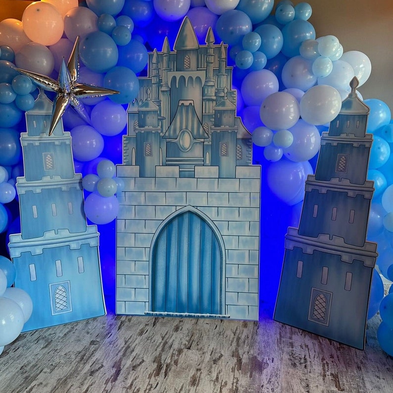 Blue Castle, Frozen Castle - Etsy