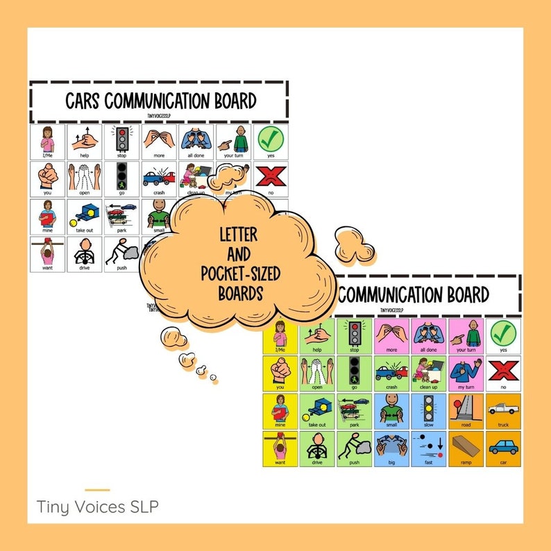 Cars AAC Communication Board - Etsy