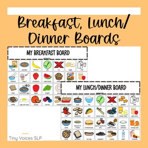 Feeding Communication Boards, Basic Communication Board, Aided-language ...