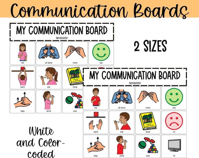 AAC Core Words Activity Middle or High School Core Vocabulary Speech ...