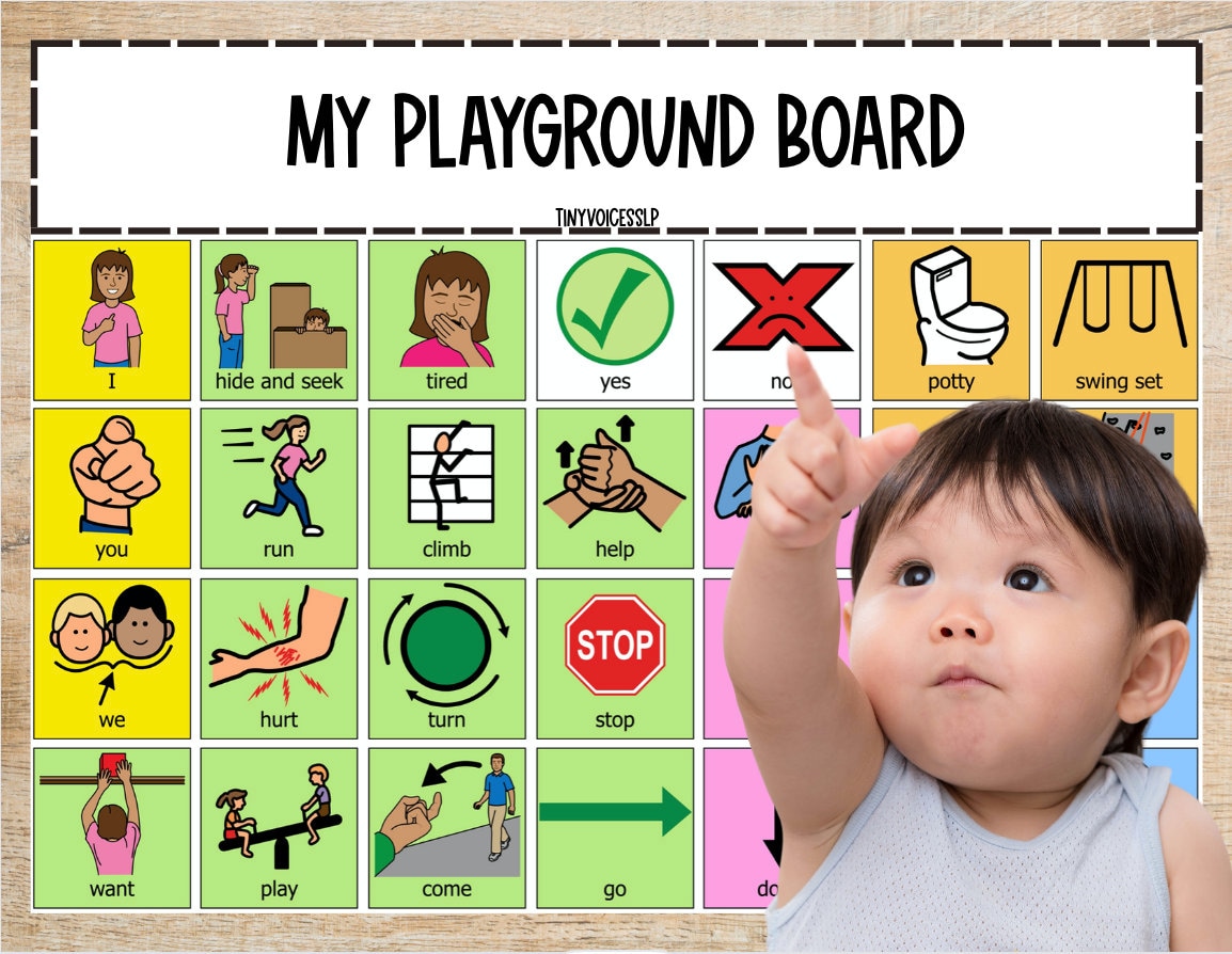 My Playground Communication Boards, Basic Communication Board, Aided ...