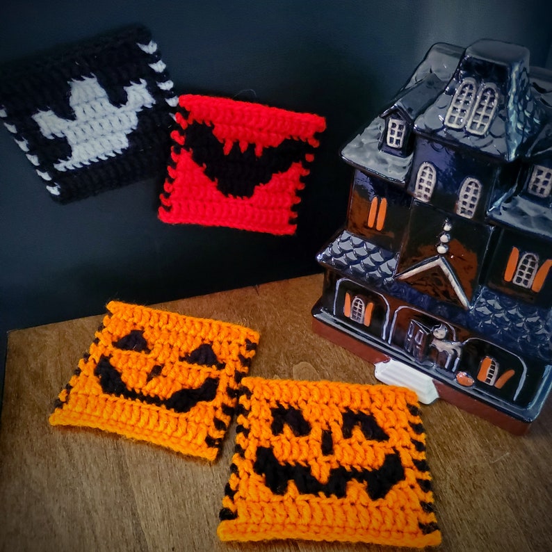 Bat Mosaic Crochet Chart With Written Instructions - Etsy