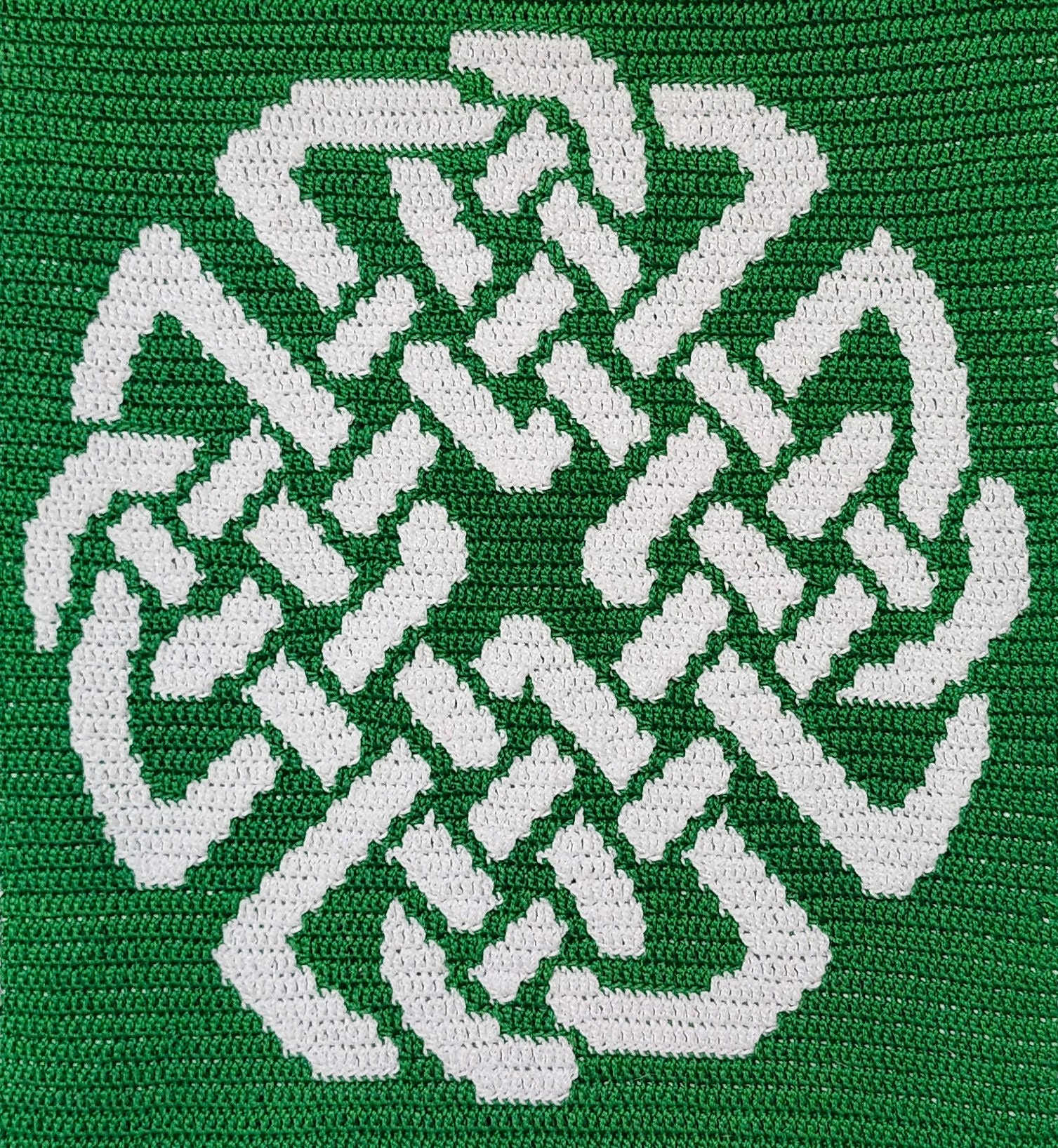 Celtic Knot Crochet Pattern - Irish Crochet Pattern - Mosaic Crochet ...
