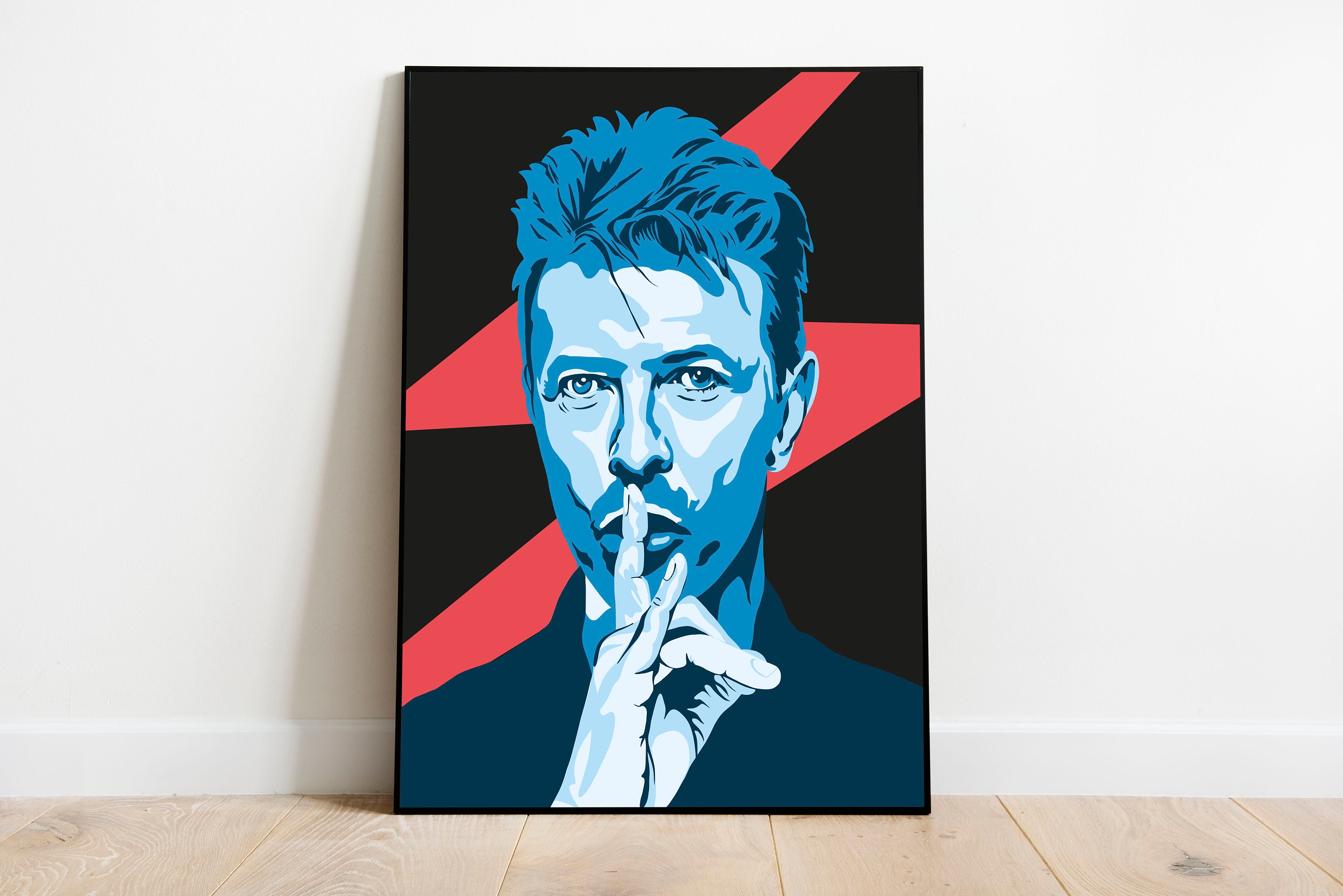 David Bowie Poster Artist Poster Music Artist Poster Singer Aesthetic ...
