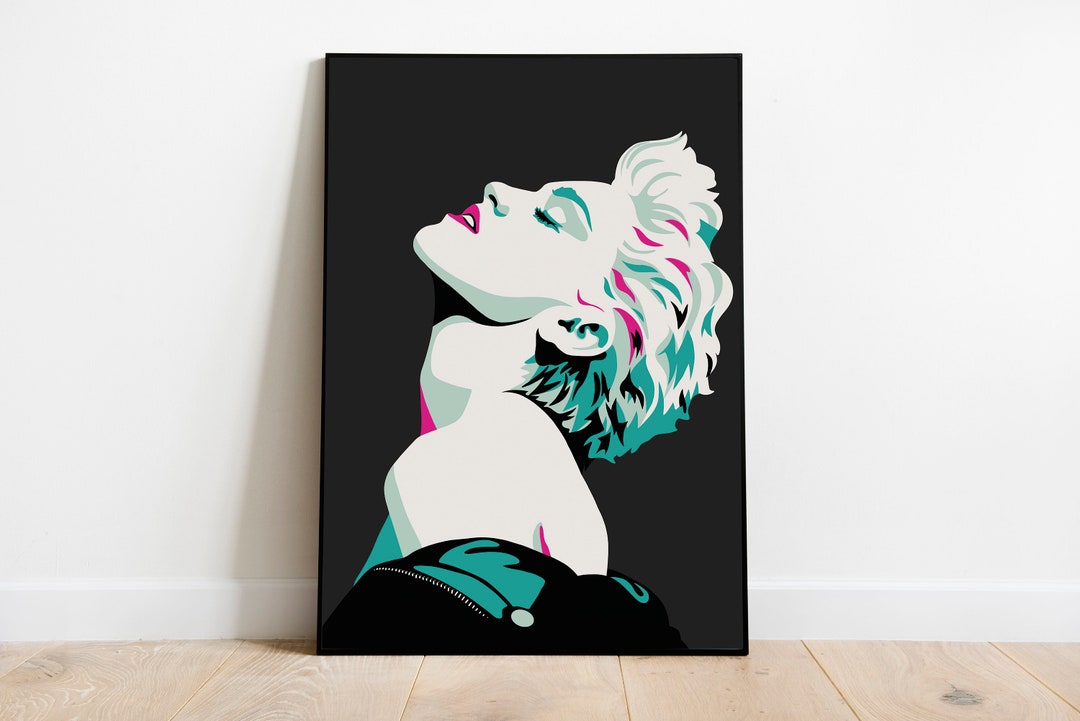 Madonna, Madonna Art, Madonna Poster, Poster, Artist Poster, Singer ...