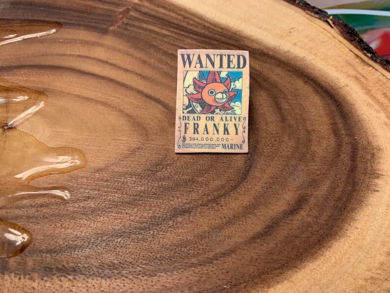 One Piece Wanted Poster Pins Shrinky Dinks- Luffy, Zorro, Nami, Usopp ...