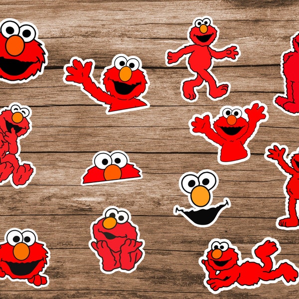 Elmo Stickers - Etsy