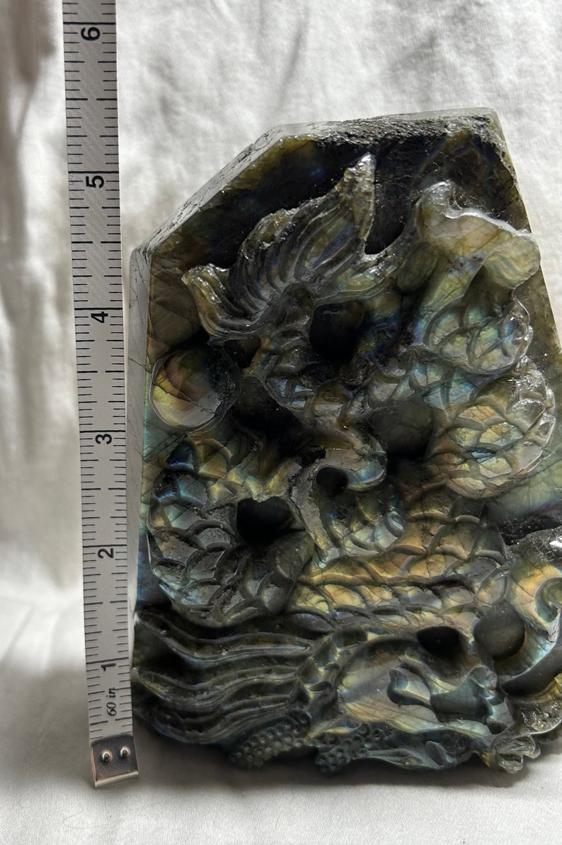 Labradorite Dragon - Etsy