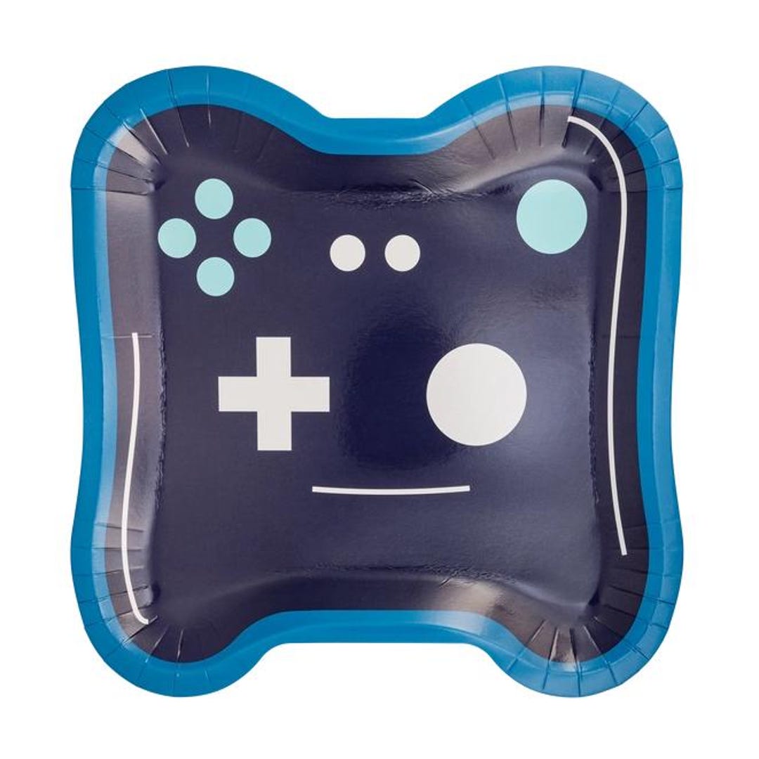 Game Controller Paper Plate 12 PK. | Gamer Party | Gamer Theme - Etsy