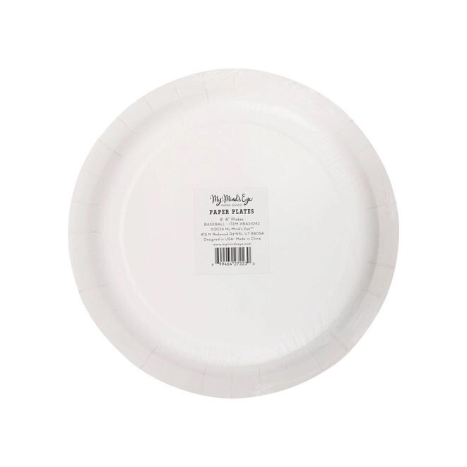 Baseball Paper Plate | Baseball Theme | Baseball Party - Etsy
