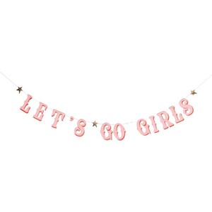Let's Go Girls Banner Set | Cowgirl Party | Rodeo Party - Etsy