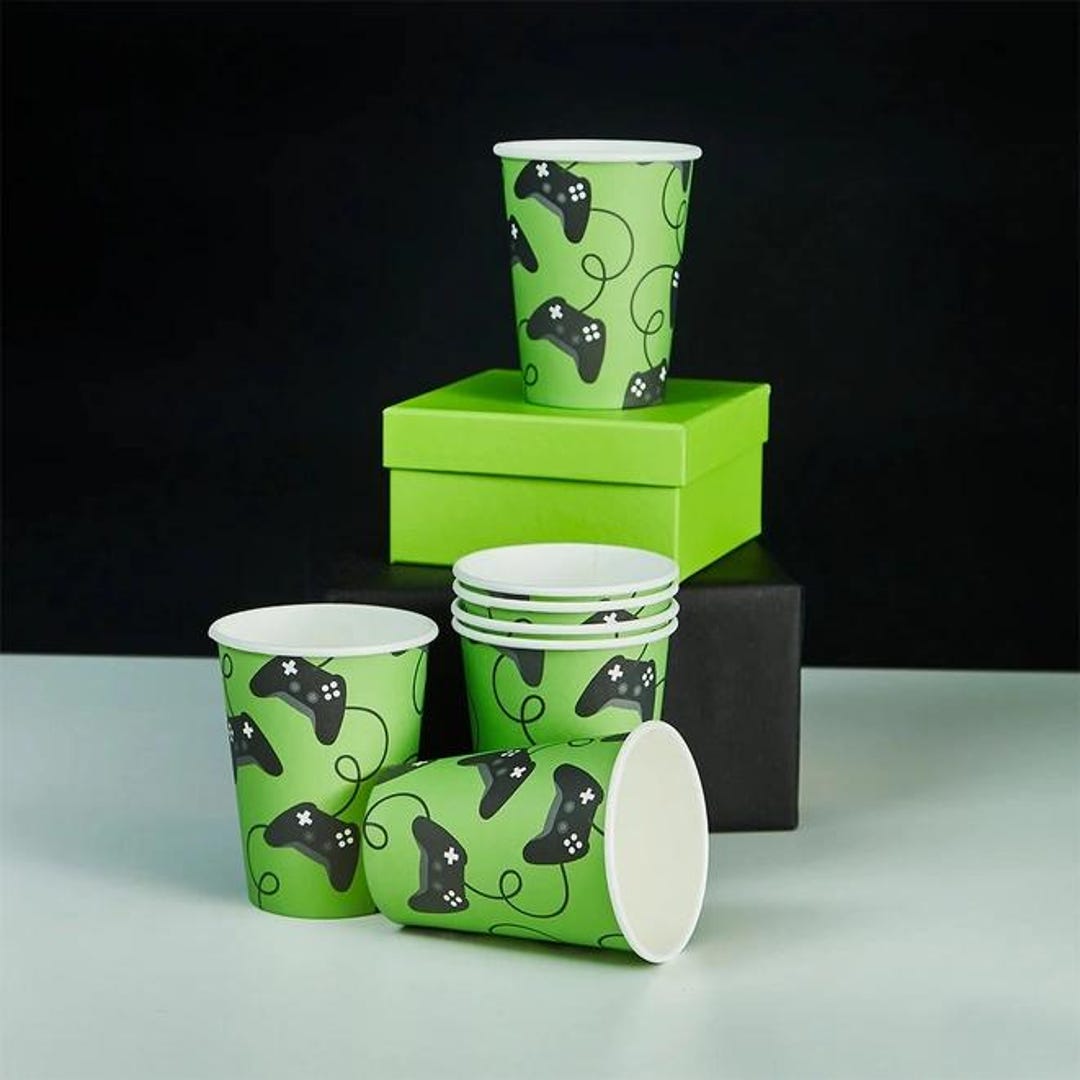 Game Controller Paper Cups | Gamer Party | Gamer Theme - Etsy