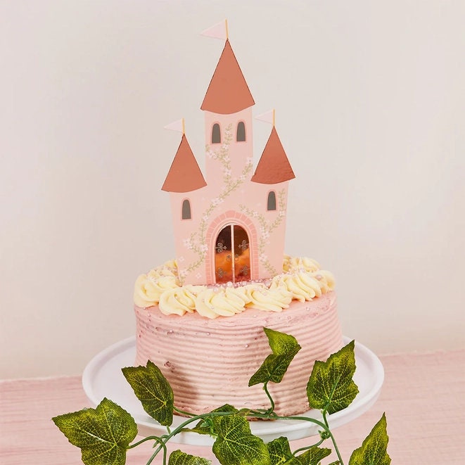 Castle Cake Topper - Etsy