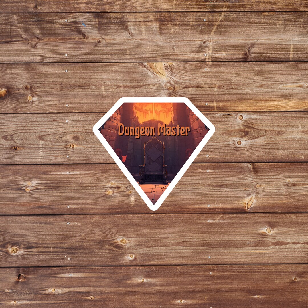 Dungeon Master Dungeons and Dragon Sticker - Etsy