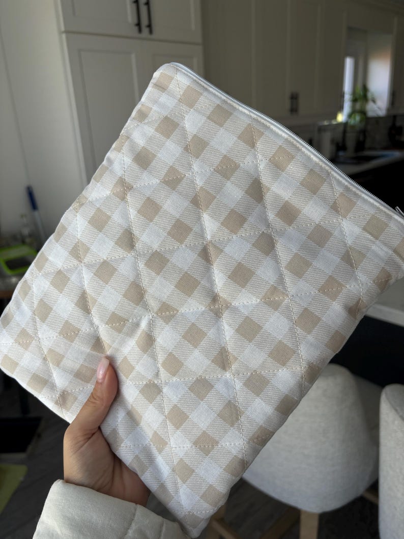 Quilted iPad Sleeve | Quilted Tablet Sleeve | Quilted iPad Pro Sleeve ...