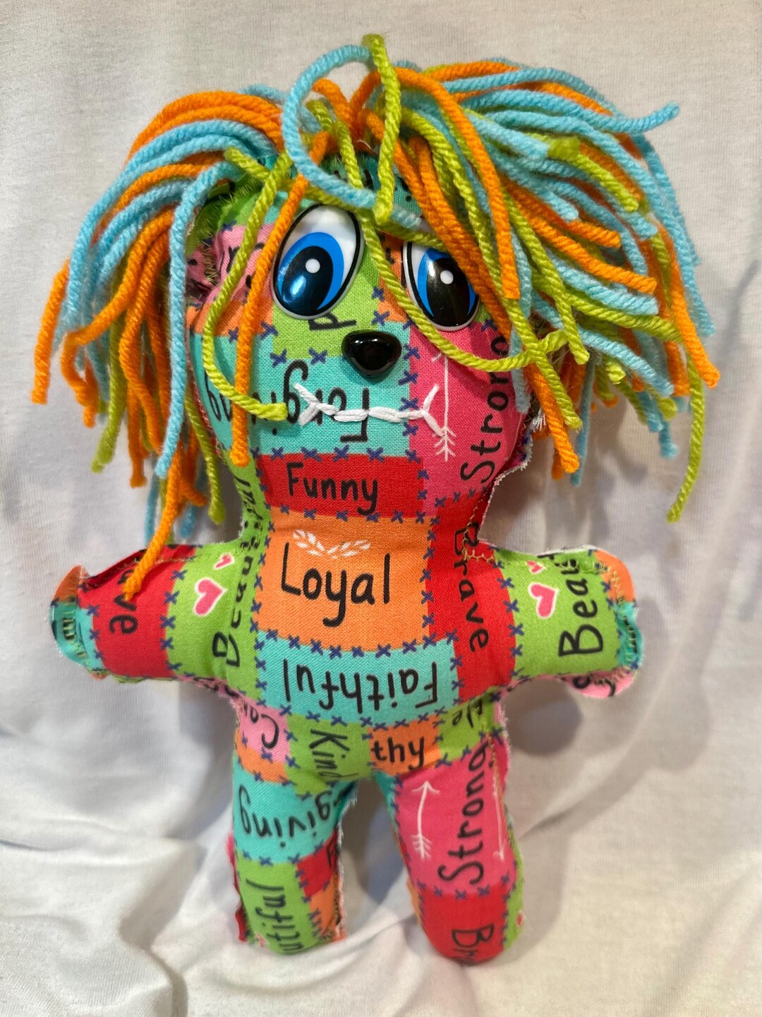Positive Affirmations Plush Doll/handmade Encouragement Stuffed Toy ...