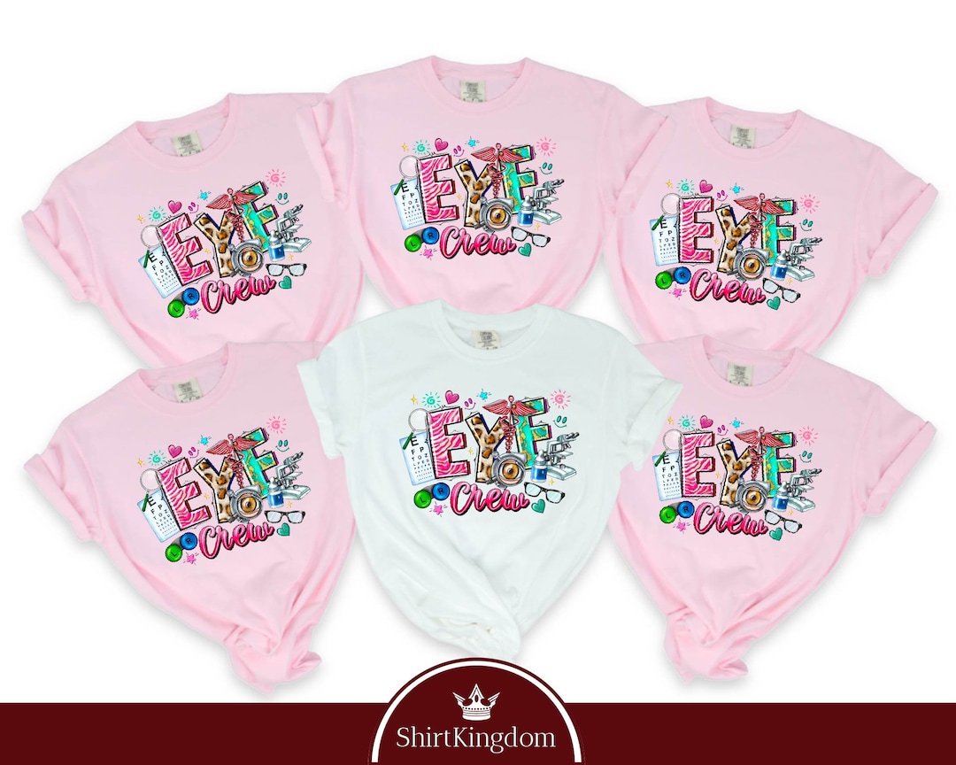 Eye Crew Shirt, Eye Doctor Shirt, Eye Nurse Shirt, Optometry Shirt ...