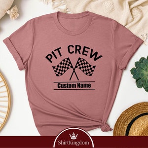 Pit Crew Shirt, Family Matching Shirt and Bodysuit, Race Car Tee ...