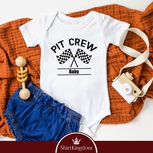 Pit Crew Shirt, Family Matching Shirt and Bodysuit, Race Car Tee ...
