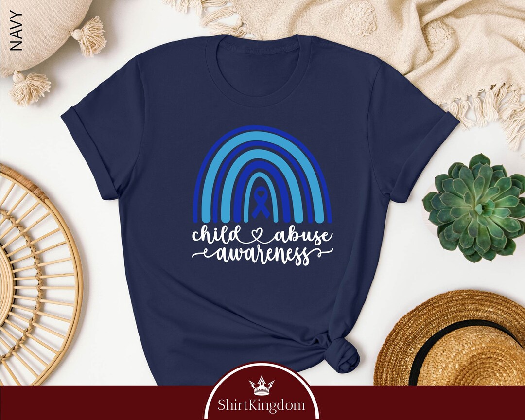 Child Abuse Awareness Rainbow Shirt, Foster Care Gift, Foster Mom ...