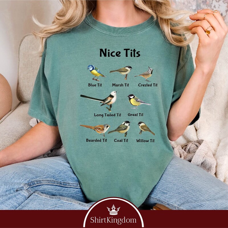 Nice Tit Bird Shirt - Etsy