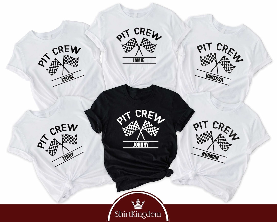 Pit Crew Shirt, Family Matching Shirt and Bodysuit, Race Car Tee ...