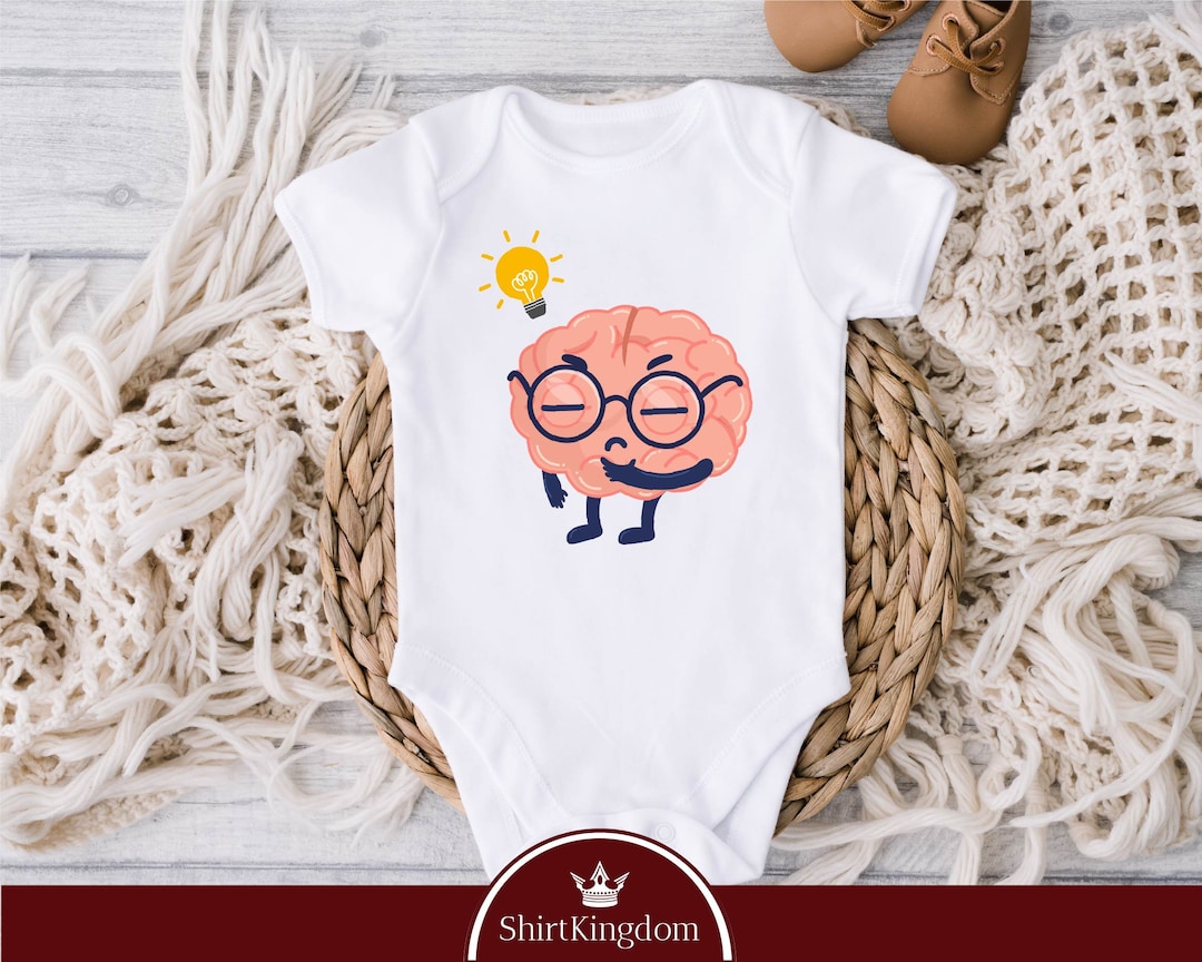 Brain Bodysuit, Neurologist Baby Gift, Neurosurgeon Baby Bodysuit, Cute ...
