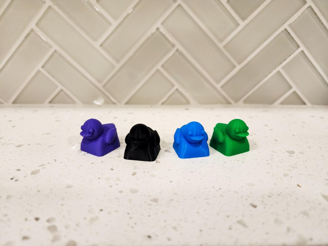 Duck-shaped 3D Printed MX Keycaps – Custom Mechanical Keyboard Keycaps ...