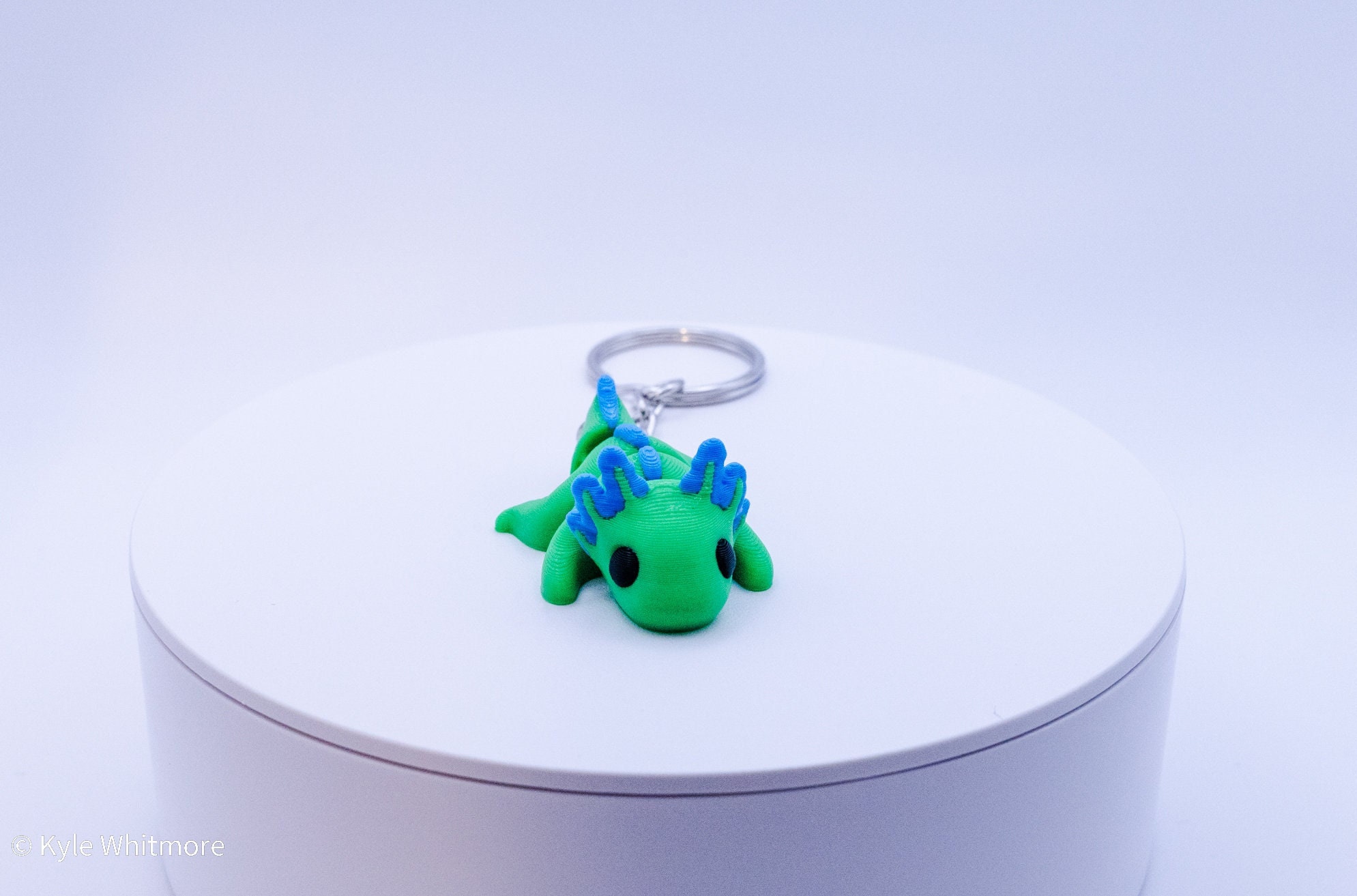Adorable Axolotl Keychain - Flexible 3D Printed Articulating Design ...