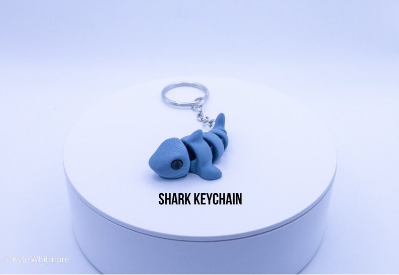 Sea Creature Keychain Pack - Flexible 3D Printed Articulating Design ...