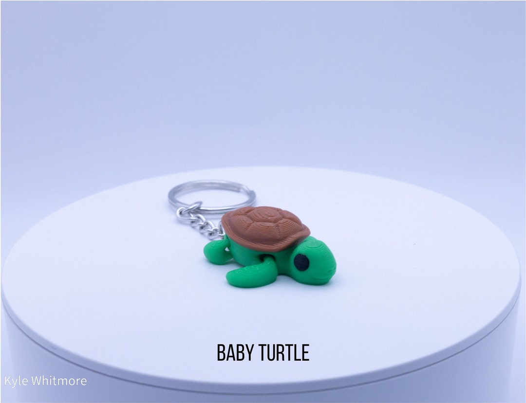 Sea Creature Keychain Pack - Flexible 3D Printed Articulating Design ...