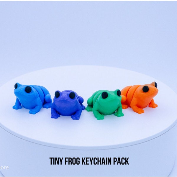 Tiny Articulating Frog Fidget Toy - Etsy