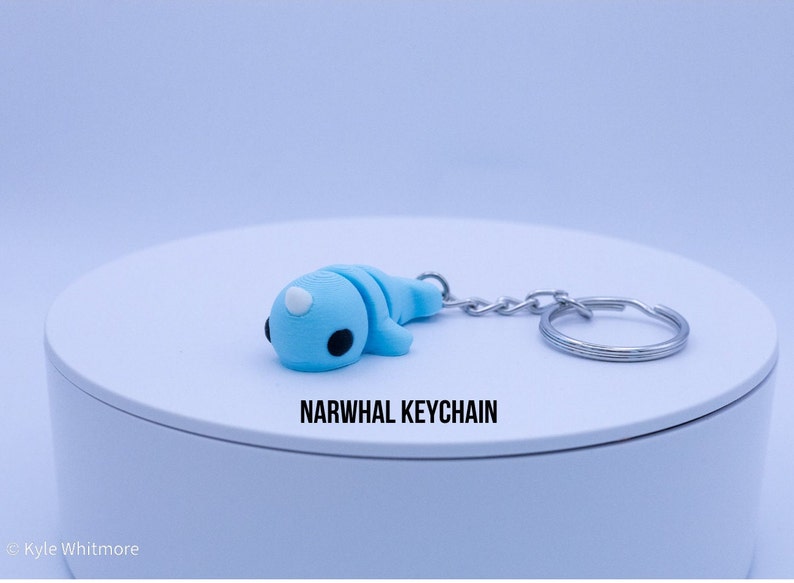 Sea Creature Keychain Pack - Flexible 3D Printed Articulating Design ...