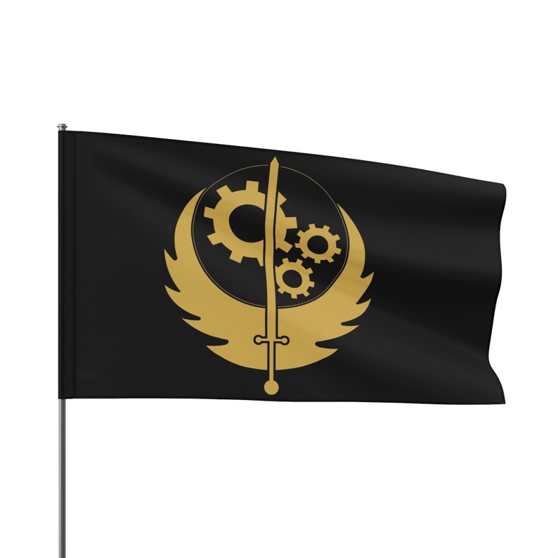 Fallout Brotherhood of Steel Flag - Etsy