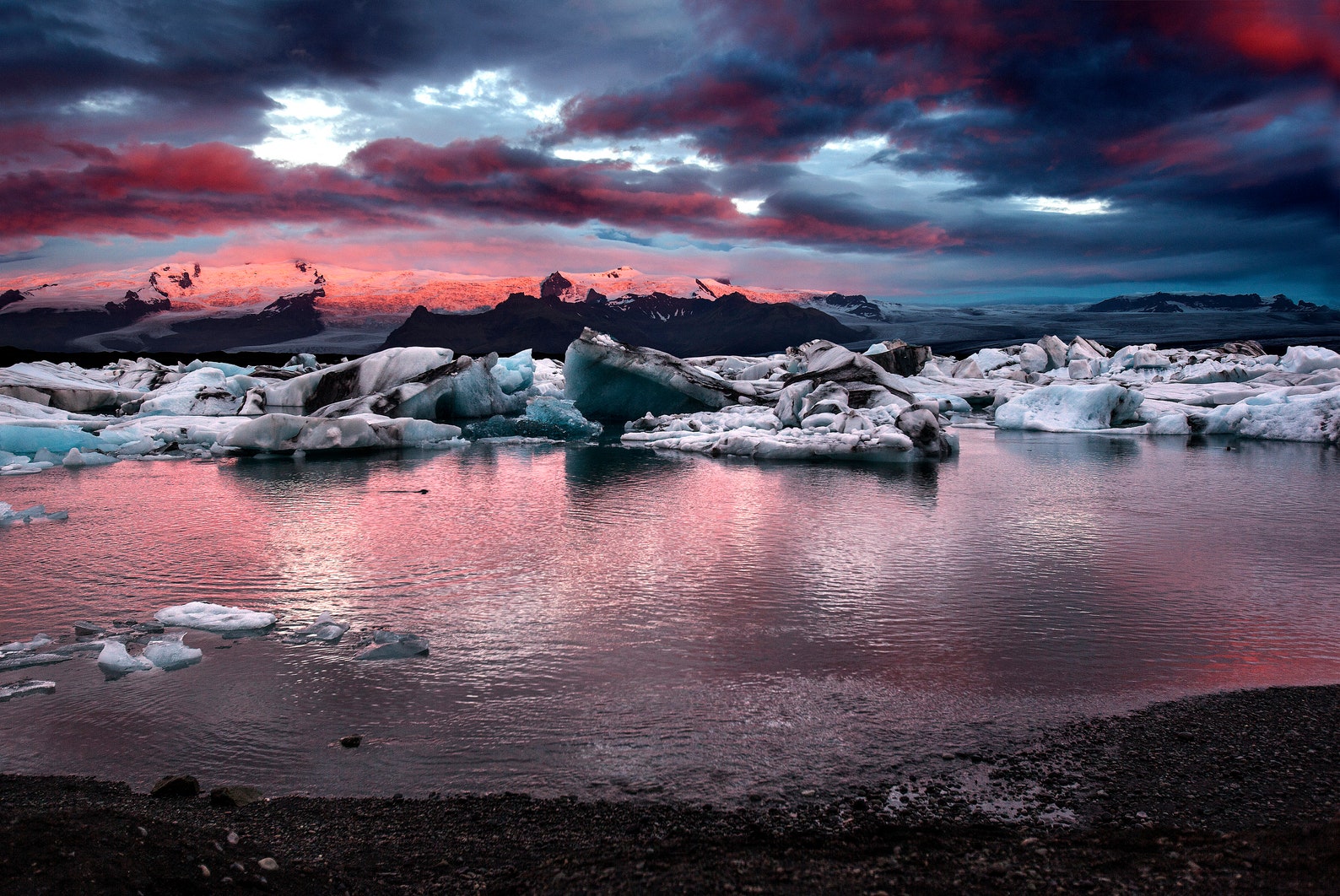 Ice Lagoon Sunrise - Etsy