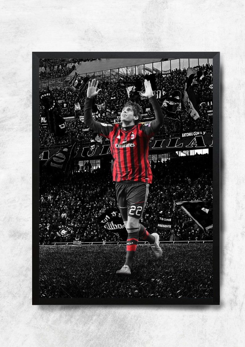 Kaka AC Milan A3 Black and White Simplistic Poster Football Poster - Etsy