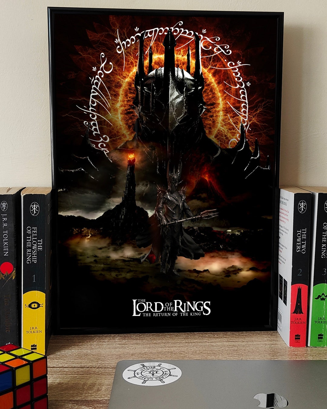Sauron Poster the Lord of the Rings Inspired Art Print A3 Unframed ...