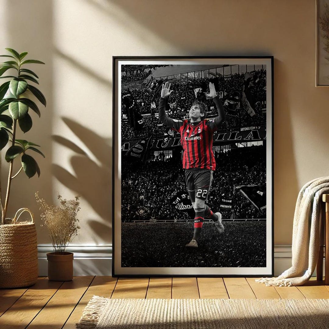 Kaká AC Milan Poster – 2000s Football Legend, Soccer Wall Art - Etsy
