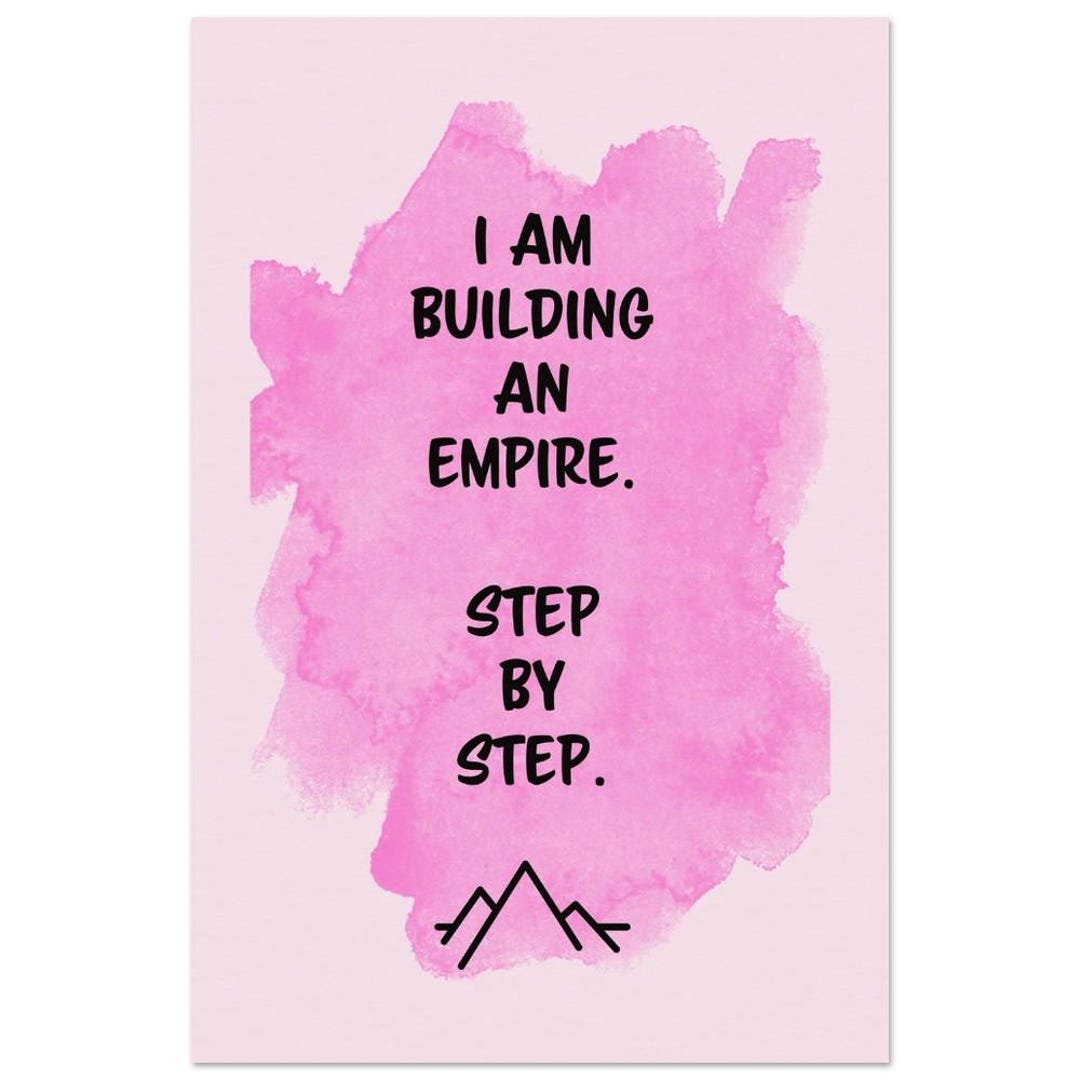 Female Empowerment Minimalist Motivational Print Business Poster Women ...