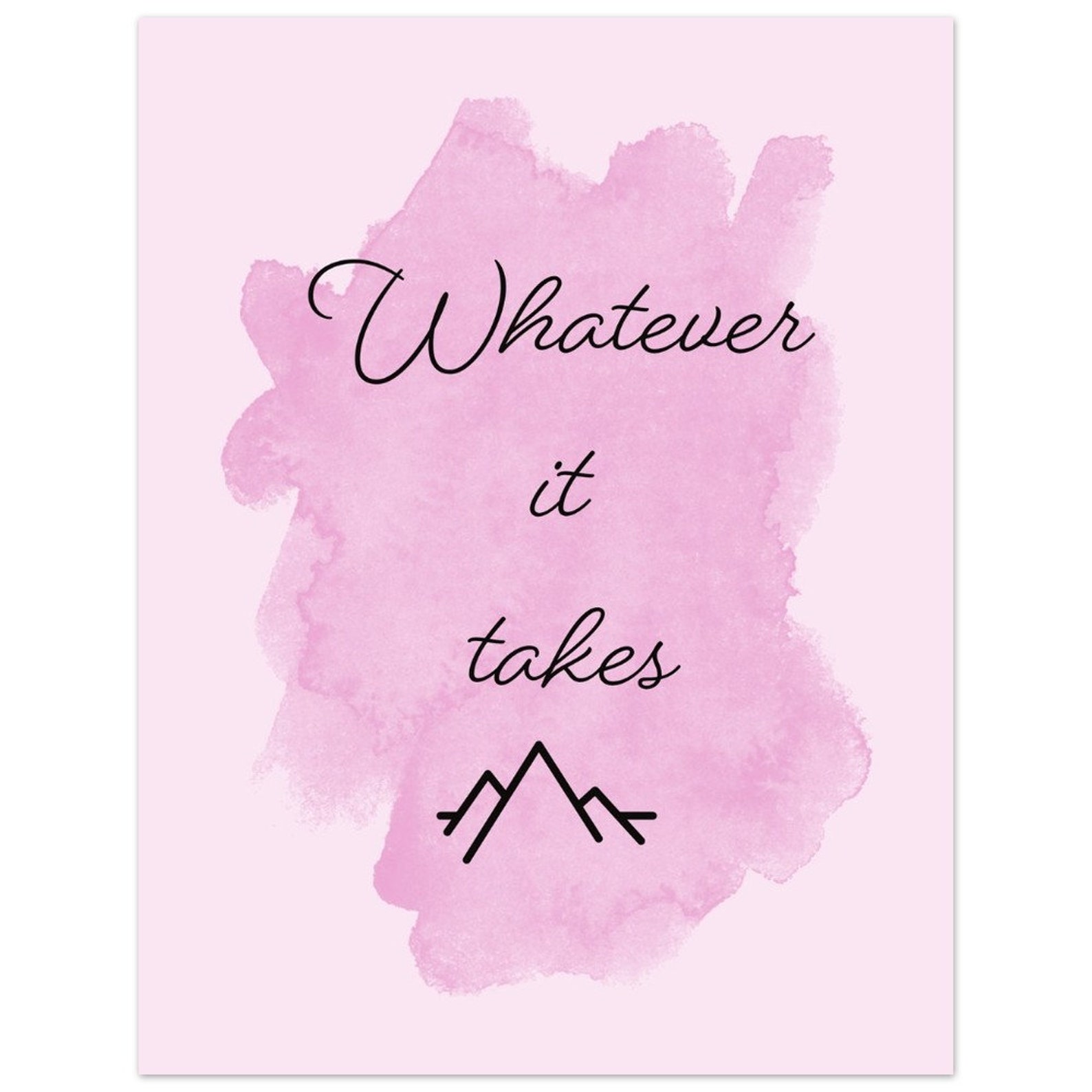 Female Empowerment Motivational Quote Poster Print Office Decor ...